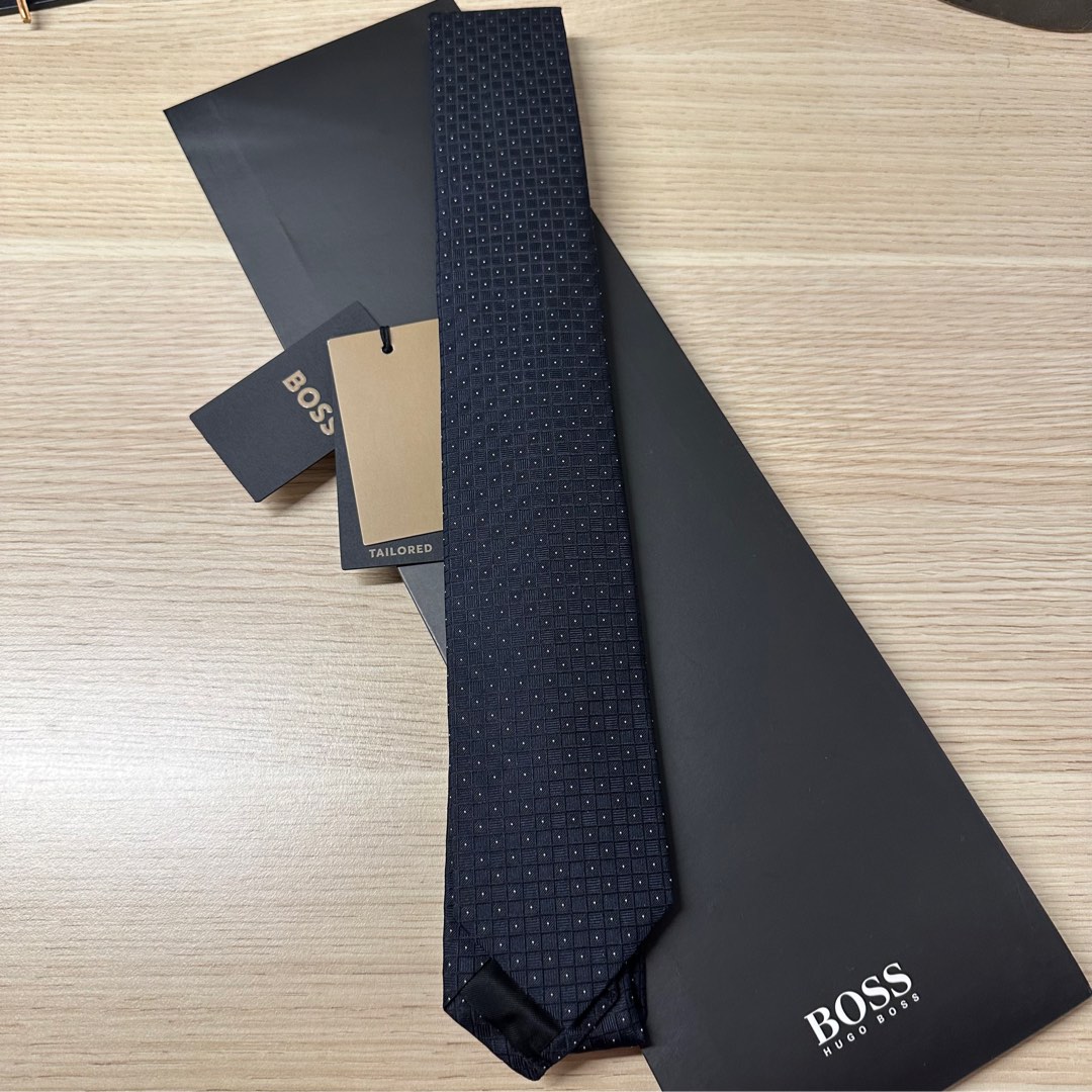 Hugo Boss Tailored Tie, Men's Fashion, Watches & Accessories, Ties on ...