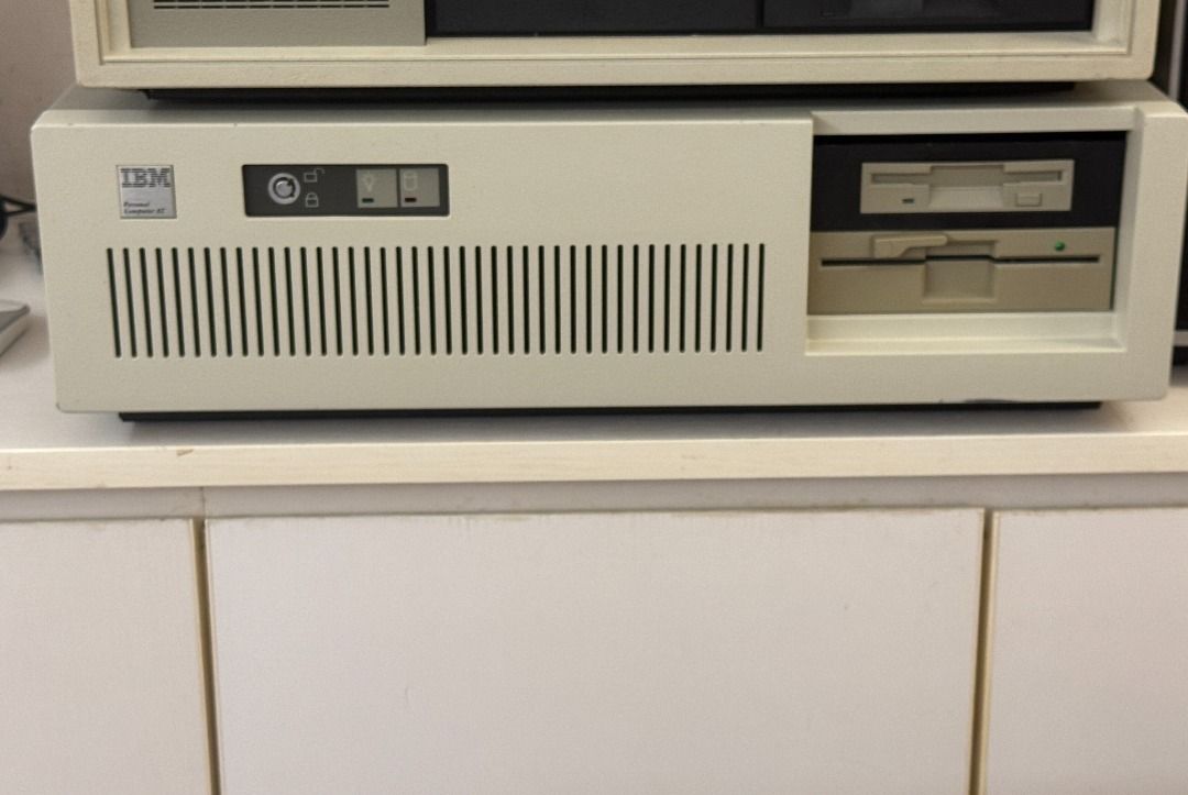 IBM AT 5170 Computer 電腦 and Model M Keyboard 鍵盤, 電腦＆科技, 桌上電腦 - Carousell