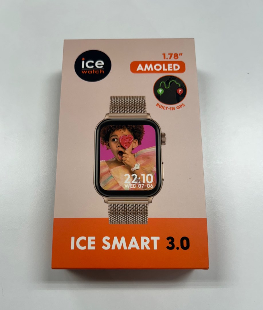 Ice-Watch ICE smart 3.0 rectangular 1.78 - Gold Milanese [024656 ...