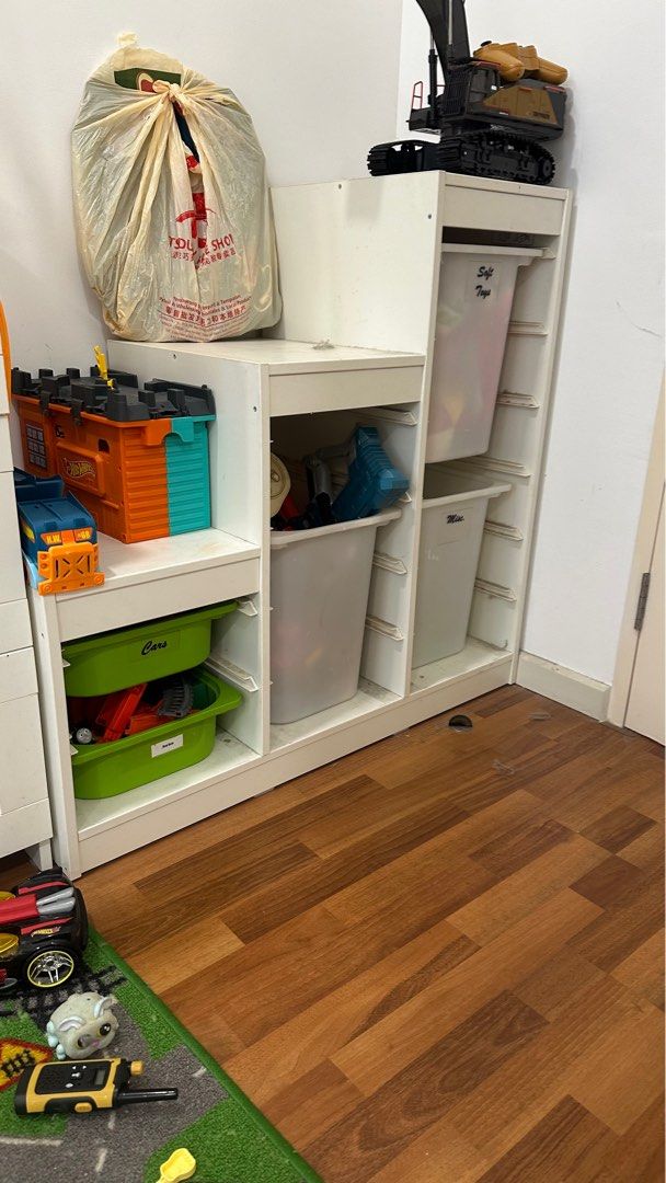 Ikea trofast storage with bins, Furniture & Home Living, Furniture ...