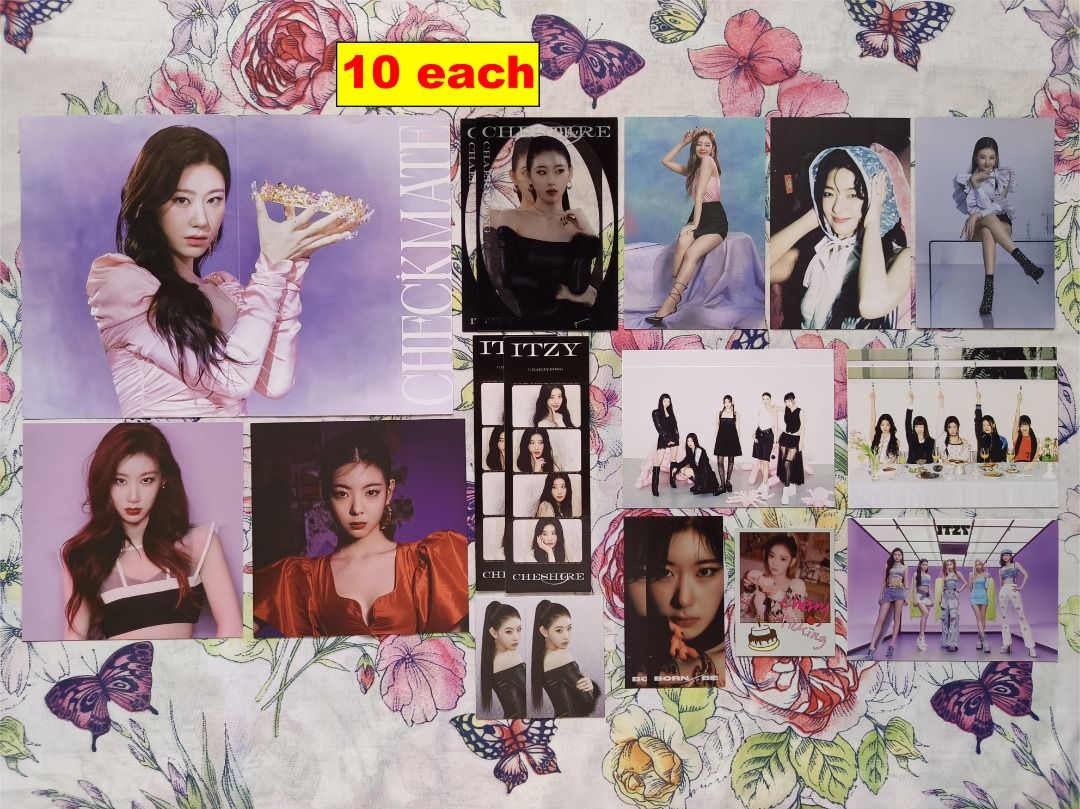 ITZY Album, PC Photocard, Postcard, Poster, POB - Guess Who, Checkmate ...