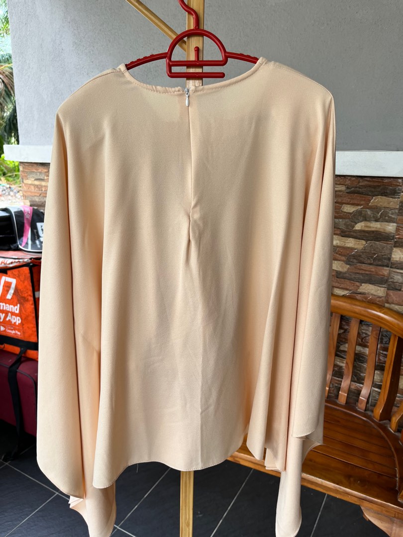 kaftan set kaun pario (jahit depan), Women's Fashion, Muslimah Fashion ...