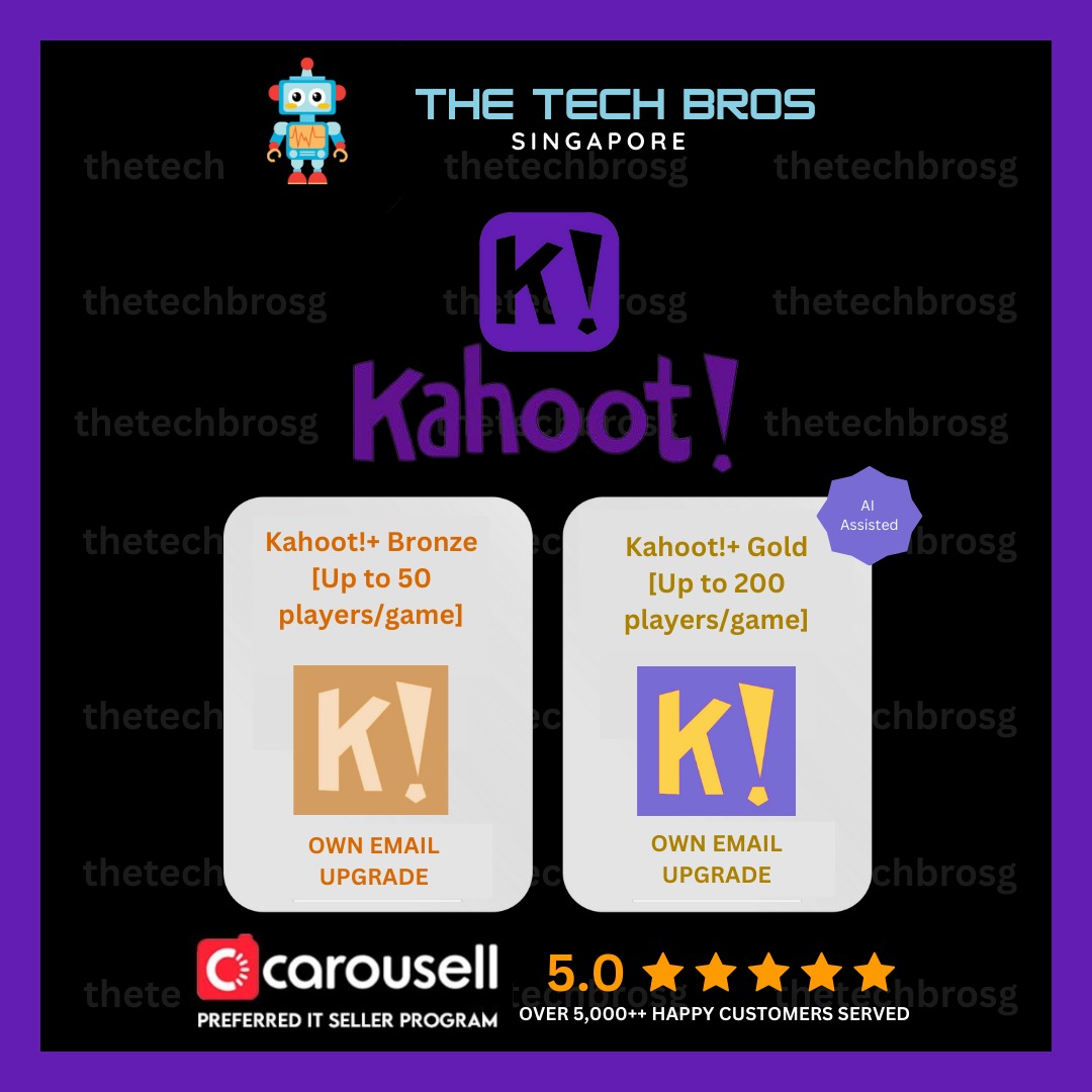 ⭐️Kahoot! Gold- Up to 200 players | Kahoot! Bronze- Up to 50 players | Upgrade Own Existing ...