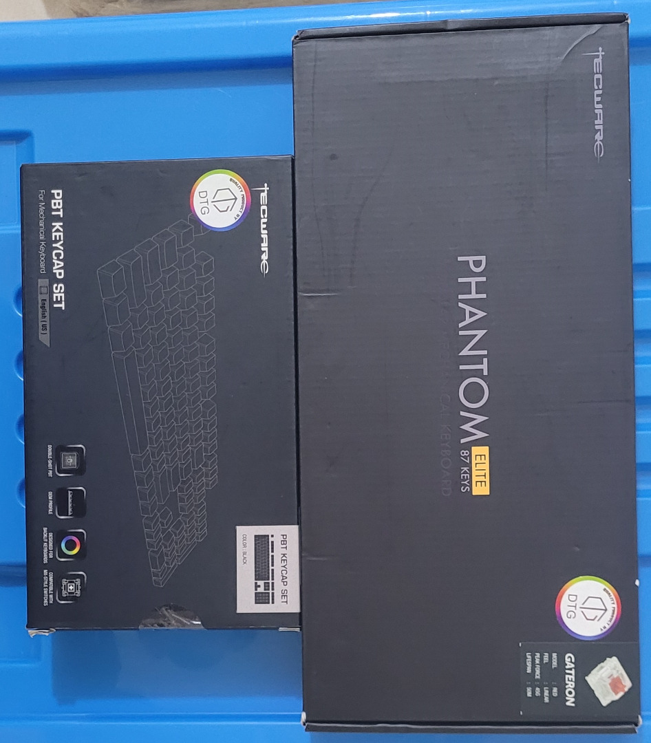 Keyboard Tecware Phantom Elite 87 Keys, Keycaps PBT, Gateron BROWN ...