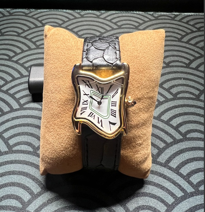 Laphont - Square Melting Watch Small Gold, Luxury, Watches on Carousell