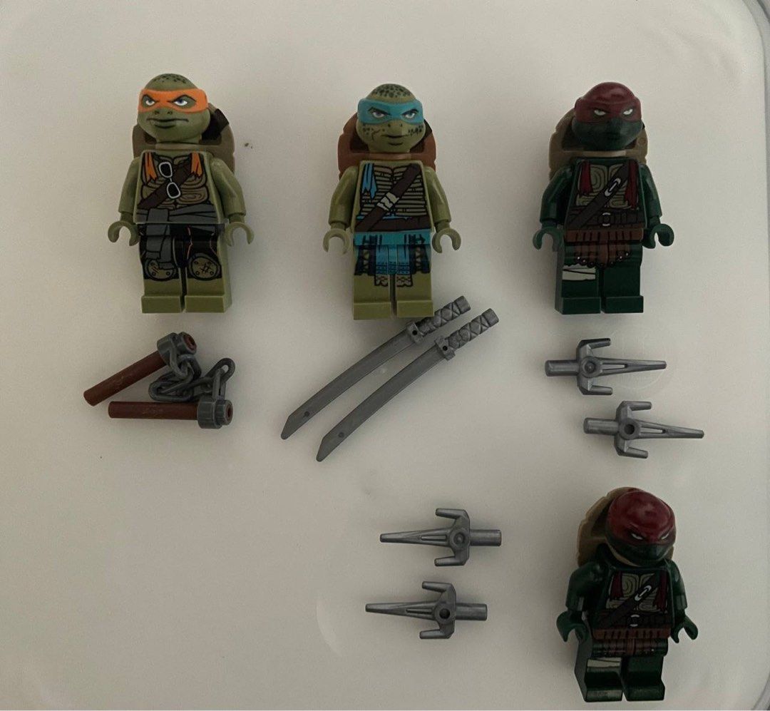 LEGO Teenage mutant ninja turtles (TMNT) movie ver. Minifigures ...