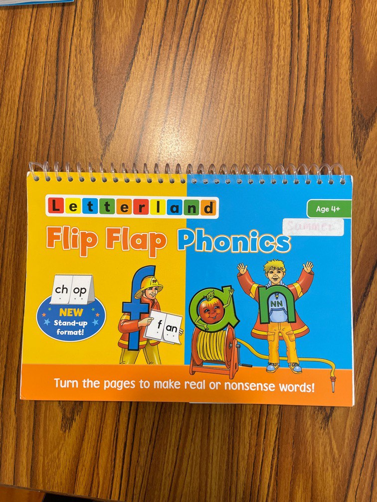 Letterland flip flap phonics, 興趣及遊戲, 書本 & 文具, 教科書 - Carousell