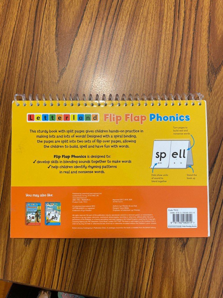 Letterland flip flap phonics, 興趣及遊戲, 書本 & 文具, 教科書 - Carousell