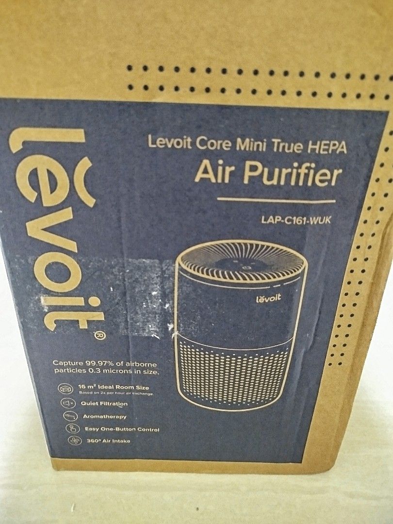 🌻Last🌻(BNIB)100% Authentic Levoit Core Mini True HRPA Air Purifier Model: LAP-C161-WUK/Warranty ...