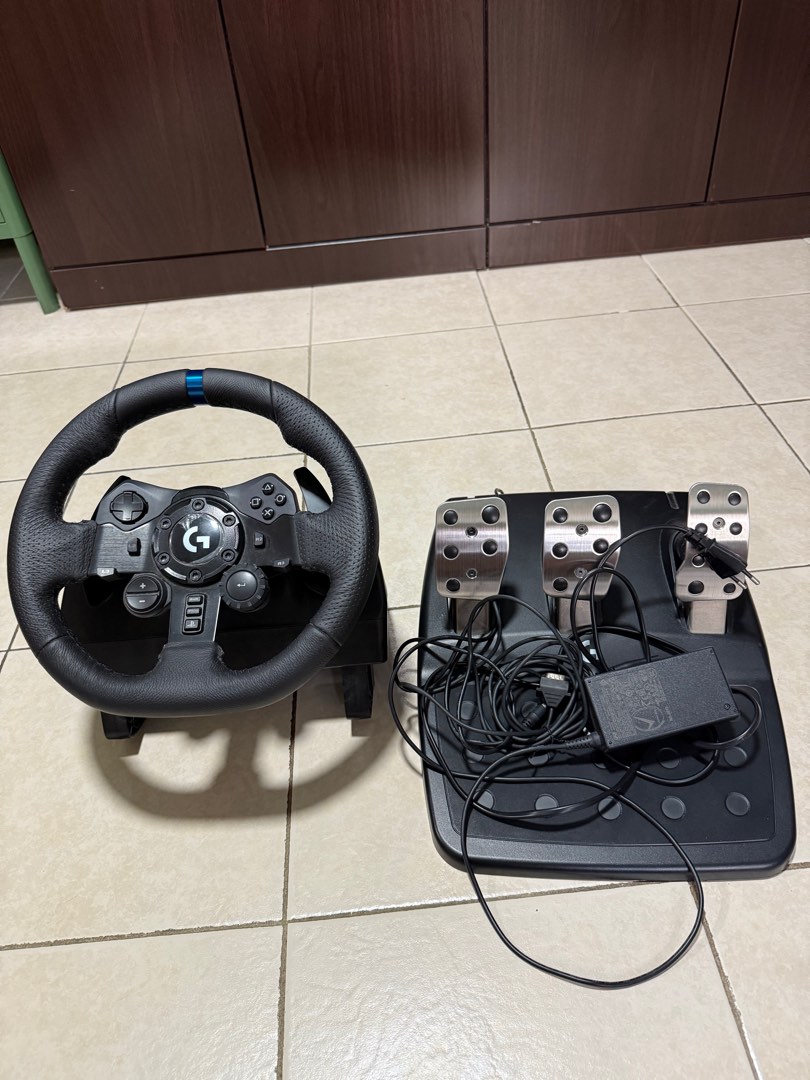 Logitech G923 Steering Wheel, Video Gaming, Gaming Accessories ...