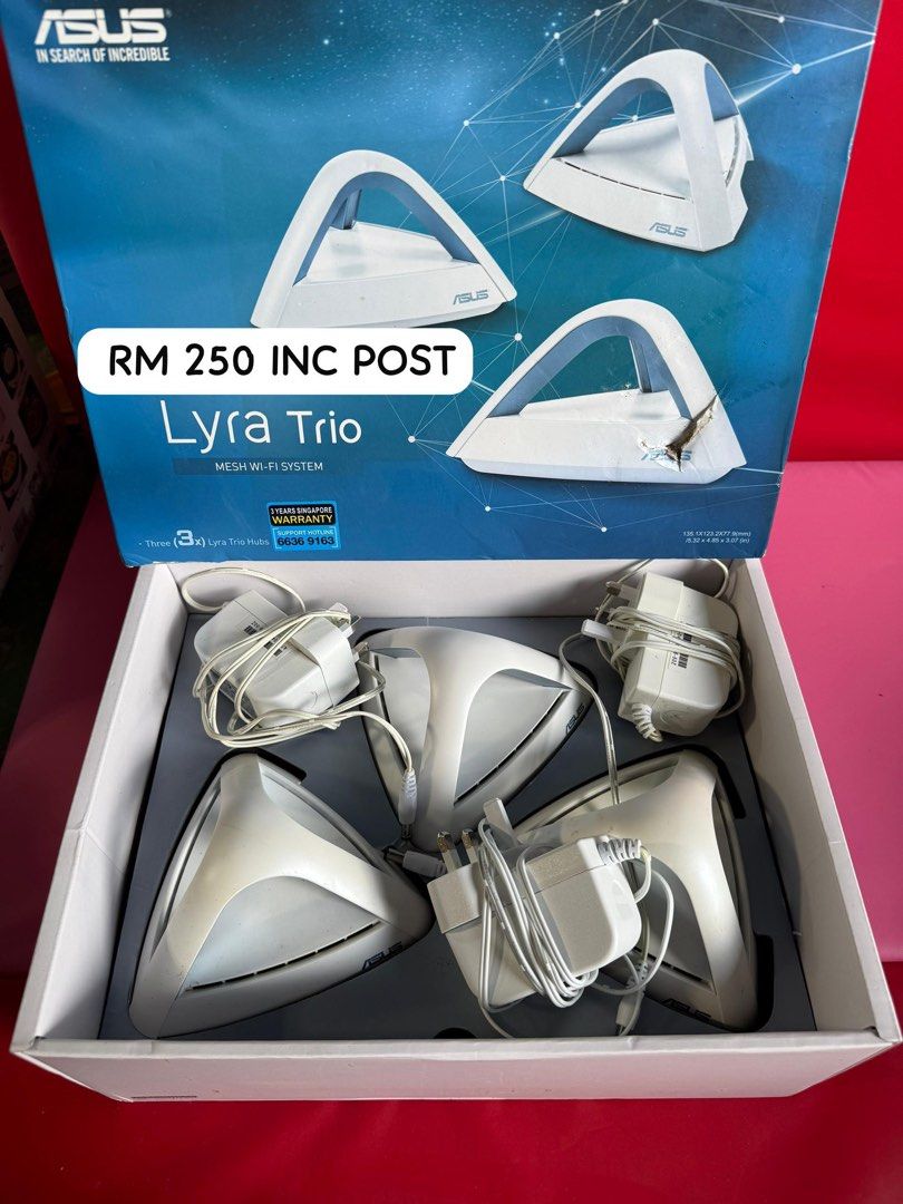Lyra Trio Mesh Wi-Fi System, Mobile Phones & Gadgets, Other Gadgets on Carousell