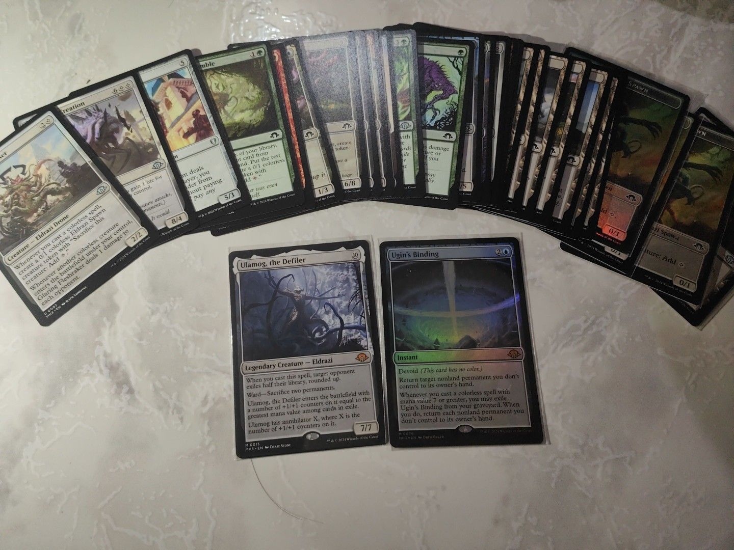 Magic the Gathering Modern Horizons 3 Eldrazi Set (30 cards), Hobbies ...