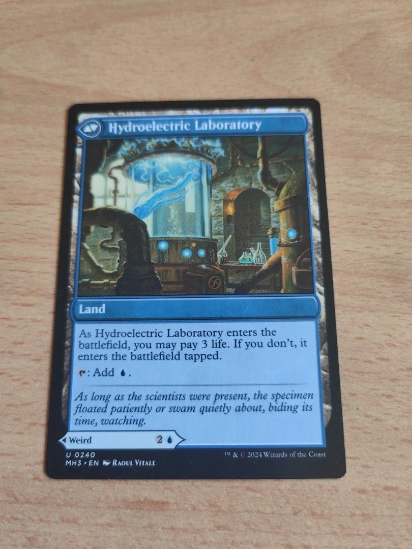 Magic the Gathering Hydroelectric Specimen Modern Horizons 3, Hobbies ...