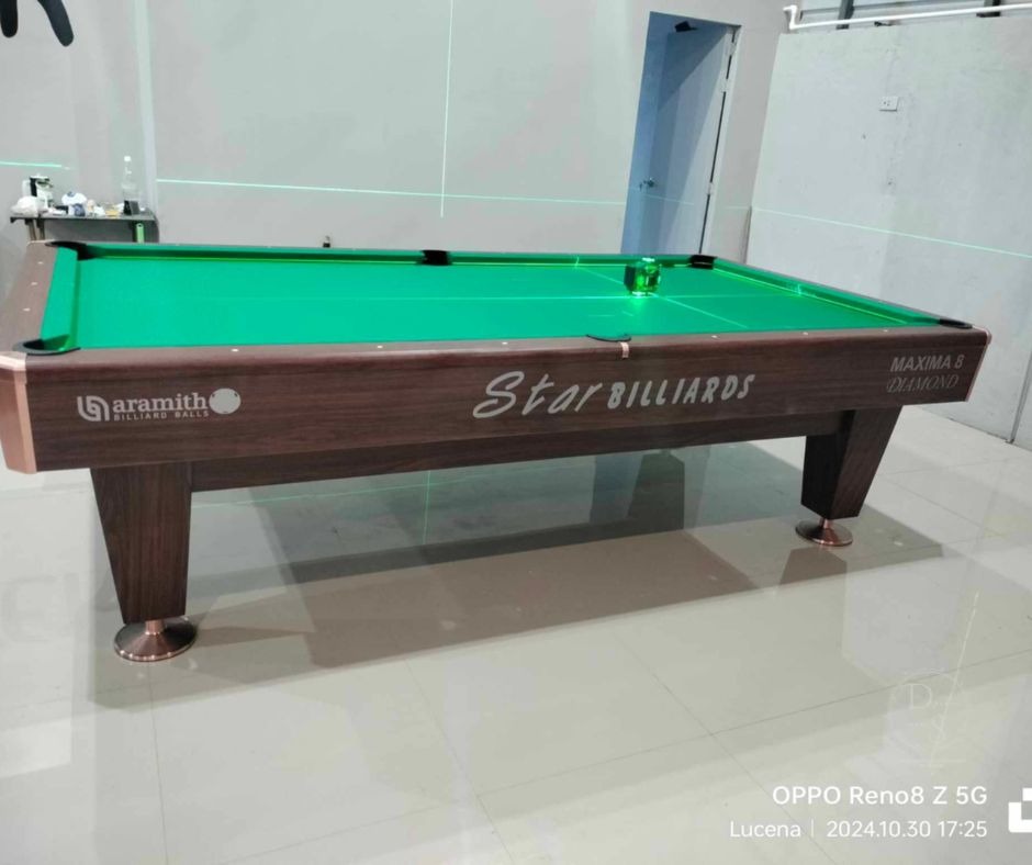 MAXIMA 8 STANDARD BILLIARD TABLE, Sports Equipment, Sports & Games ...