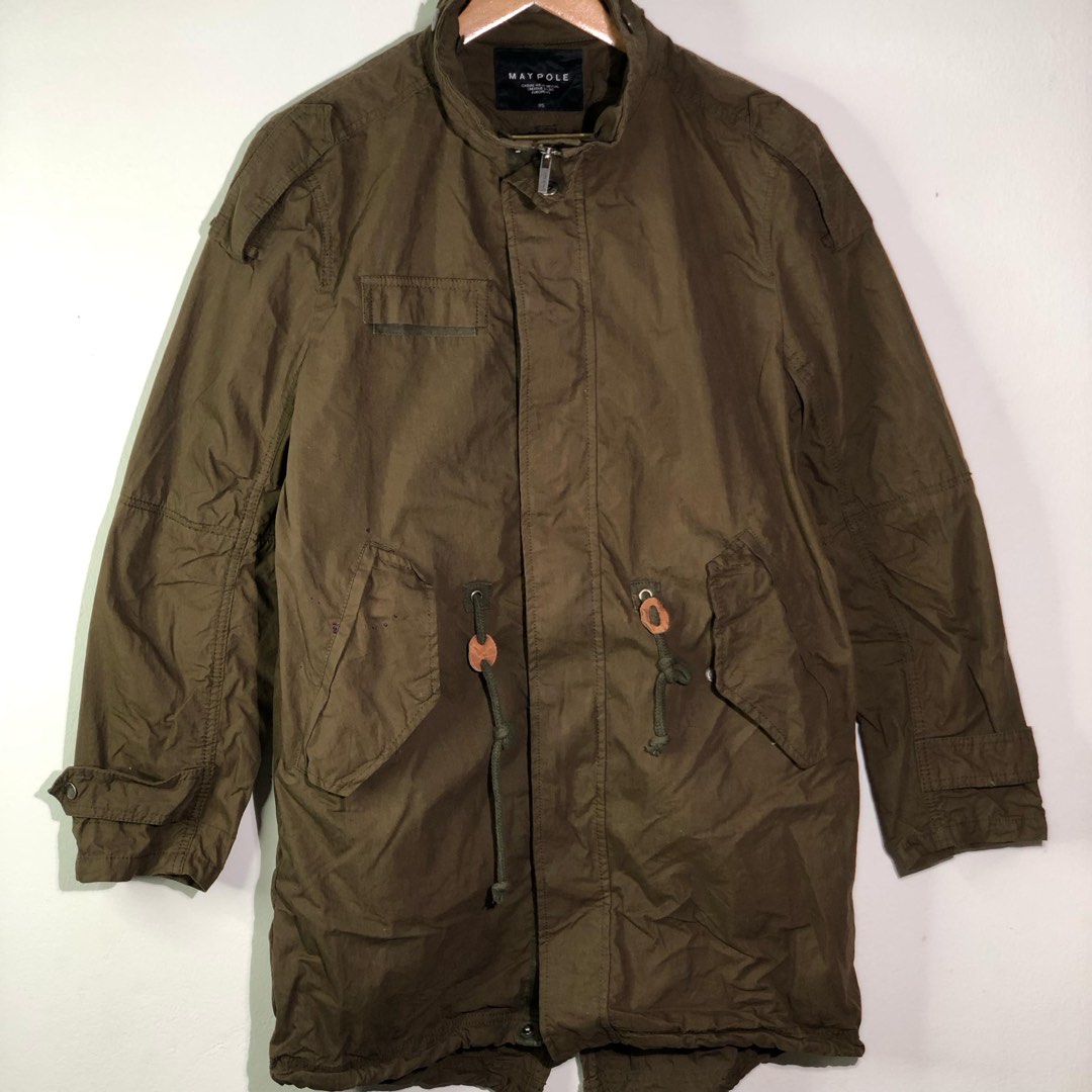 MAYPOLE Khaki Jacket, Men's Fashion, Activewear on Carousell