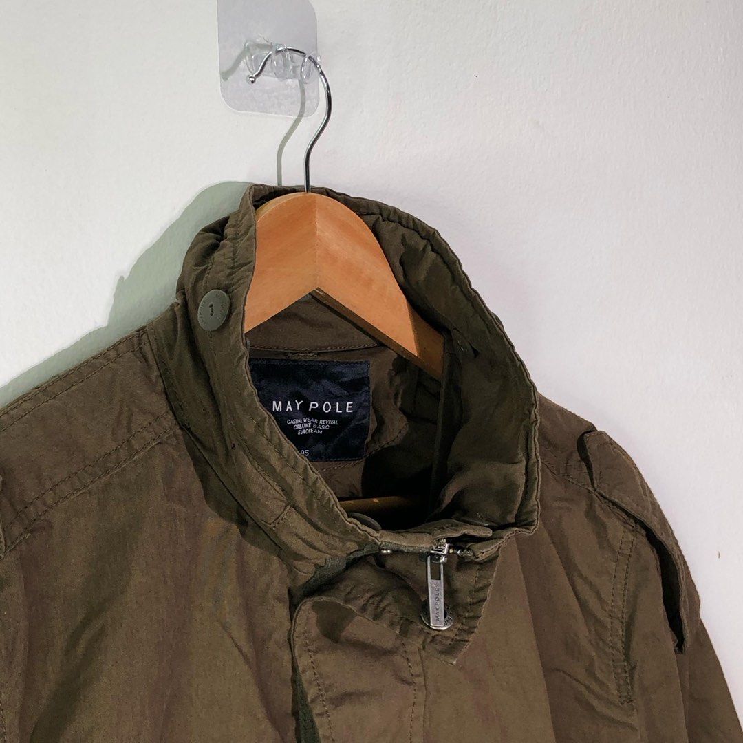 MAYPOLE Khaki Jacket, Men's Fashion, Activewear on Carousell