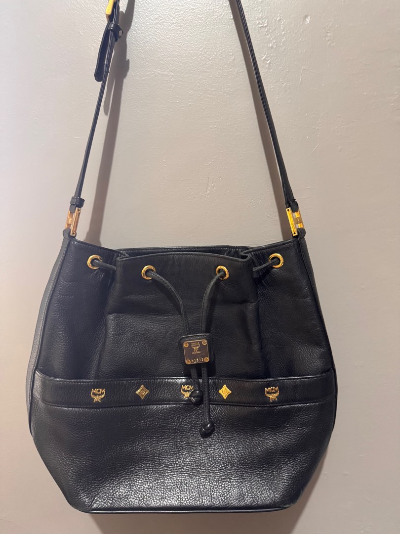 MCM Bucket Bag, Women's Fashion, Bags & Wallets, Shoulder Bags on Carousell