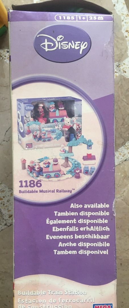 Mega Bloks Disney Winnie The Pooh Buildable Train Station 25 pcs ...