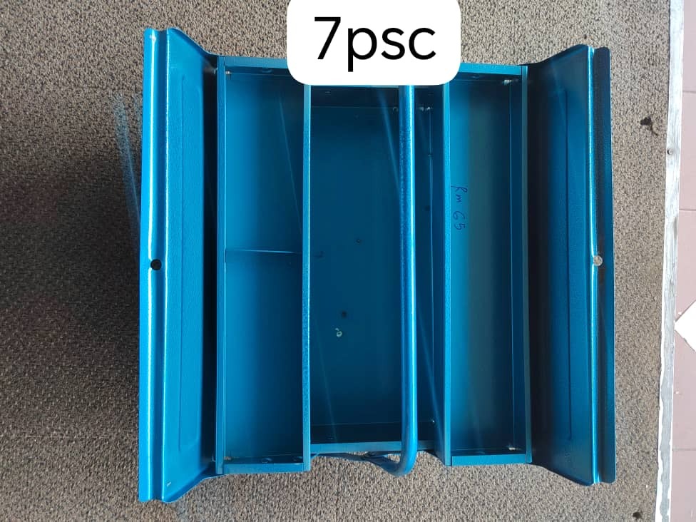 Metal Tools Box Professional 2 Tiers 3 Trays Cantilever Tool Box TB103 ...