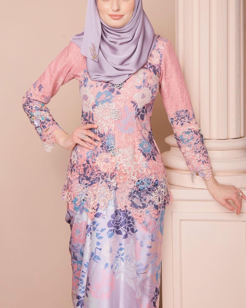 Minaz - Madam Rose Kebaya, Women's Fashion, Muslimah Fashion, Baju ...