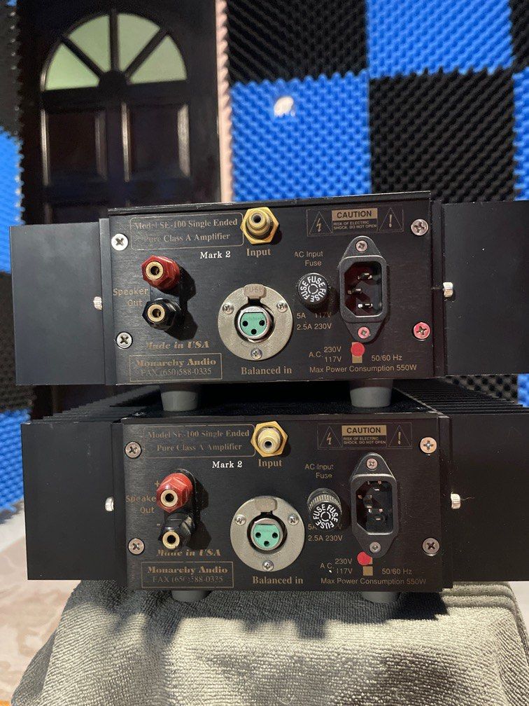 Monarchy Audio SE-100 Mk 2!Deluxe: Class-A Monoblock Amplifiers, Audio ...