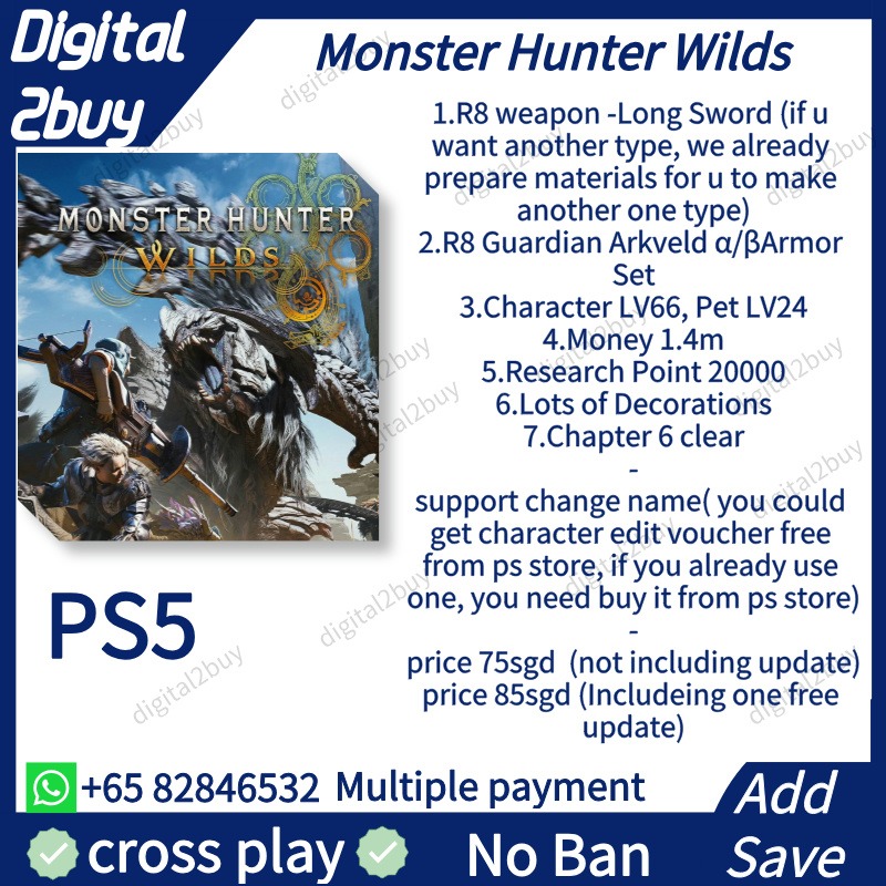 Monster Hunter Wild Mod Cheat MHW Save Modding Monster Hunter Wild Cheats Mods, Video Gaming ...