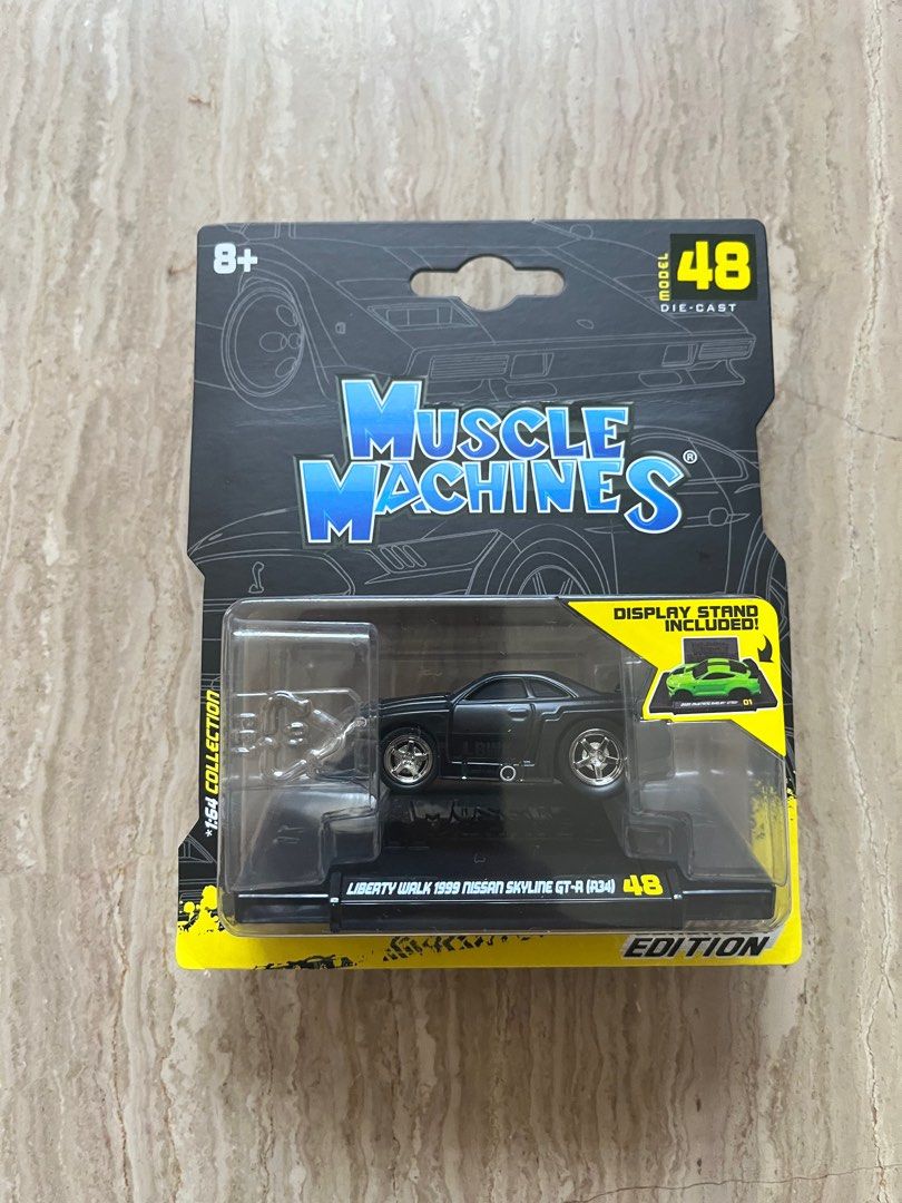 MUSCLE MACHINES BLACK EDITION AND LIBERTY WALK NISSAN SKYLINE GT-R R34 ...