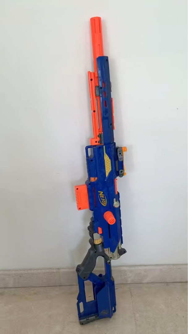 Nerf Longstrike Blaster, Hobbies & Toys, Toys & Games on Carousell