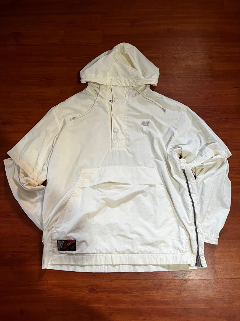 New balance Cream windbreaker, Men's Fashion, Coats, Jackets and ...