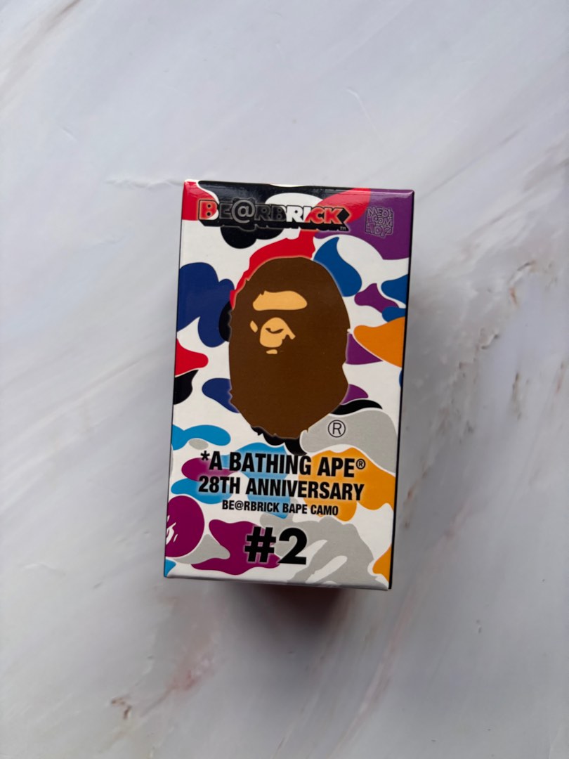 *NEW* Be@rbrick A Bathing Ape 28th Anniversary #2 - unopened box ...