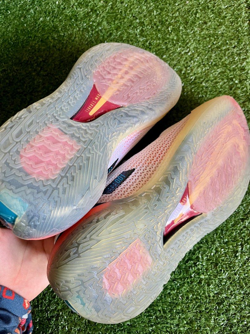 Nike Air Zoom Strobel G.T. Cut Basketball Court Shoes (White/Laser ...