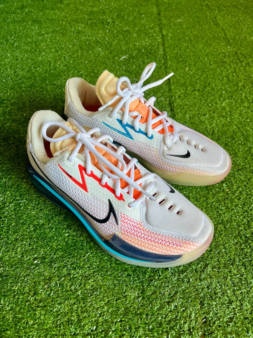 Nike Air Zoom Strobel G.T. Cut Basketball Court Shoes (White/Laser ...