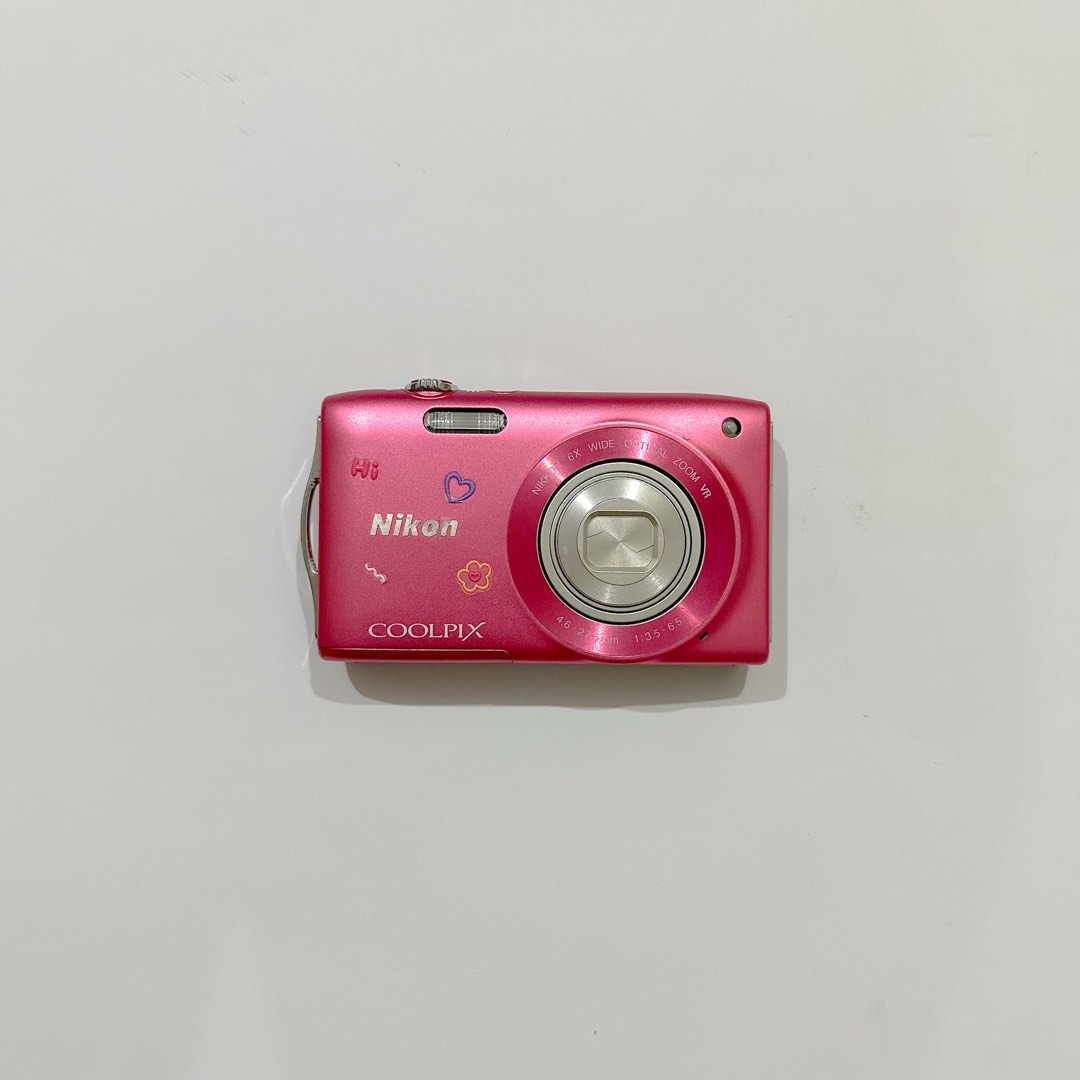 Nikon Coolpix S3300 PINK DIGICAM, Photography, Cameras on Carousell