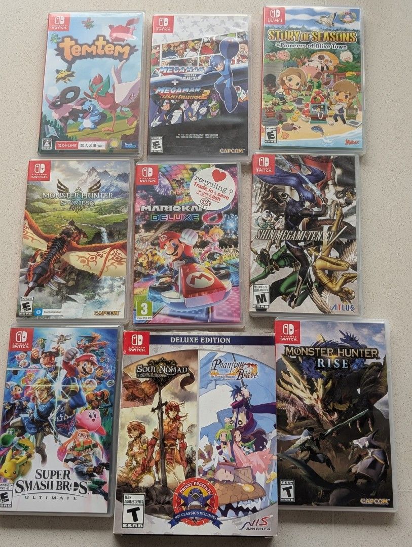 Nintendo Switch Games super smash bros melee soul nomad phantom brave ...