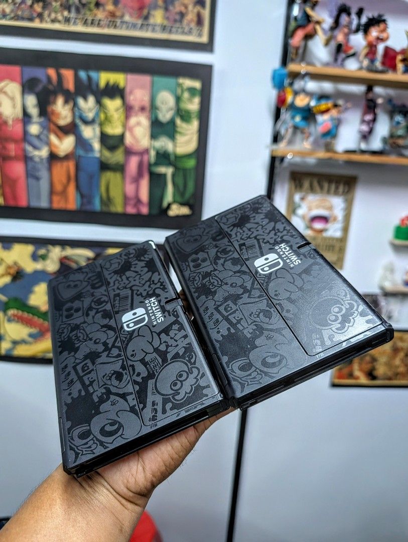 Nintendo switch oled limited edition splatoon 3 jailbreak tablet, Video ...