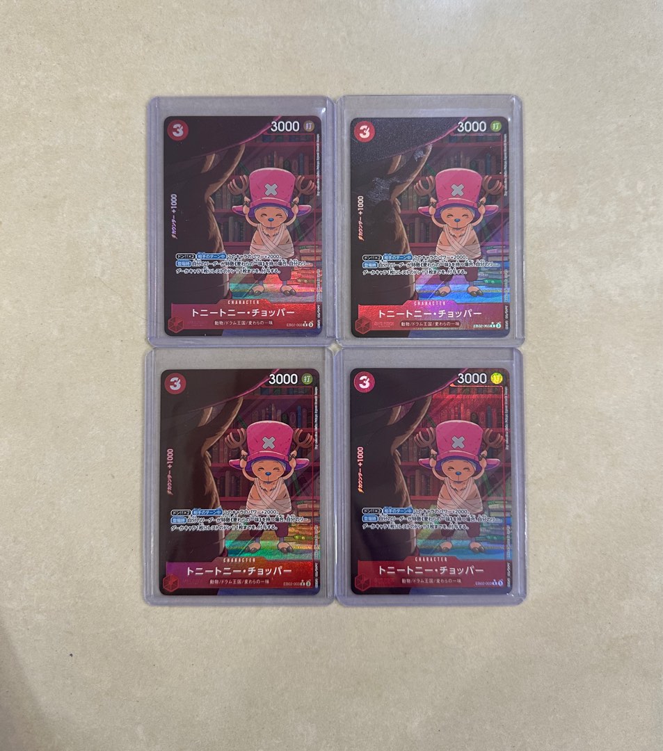 One Piece EB02 Chopper AA Playset cards, Hobbies & Toys, Toys & Games ...