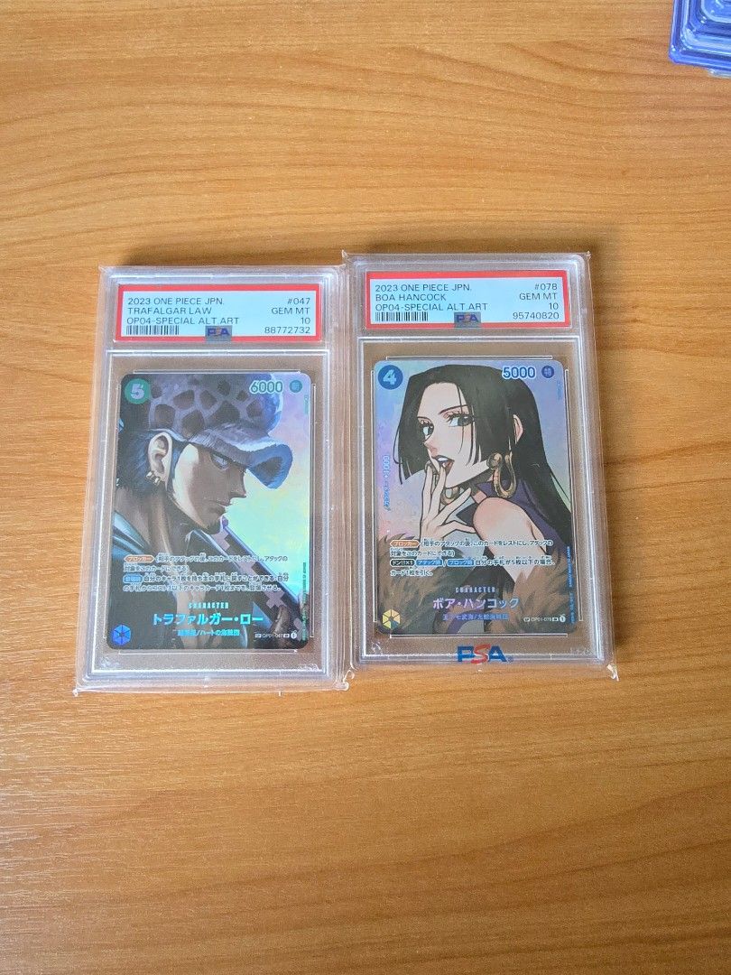 OPTCG one piece op04 LAW AND BOA SP PSA10, Hobbies & Toys, Toys & Games ...