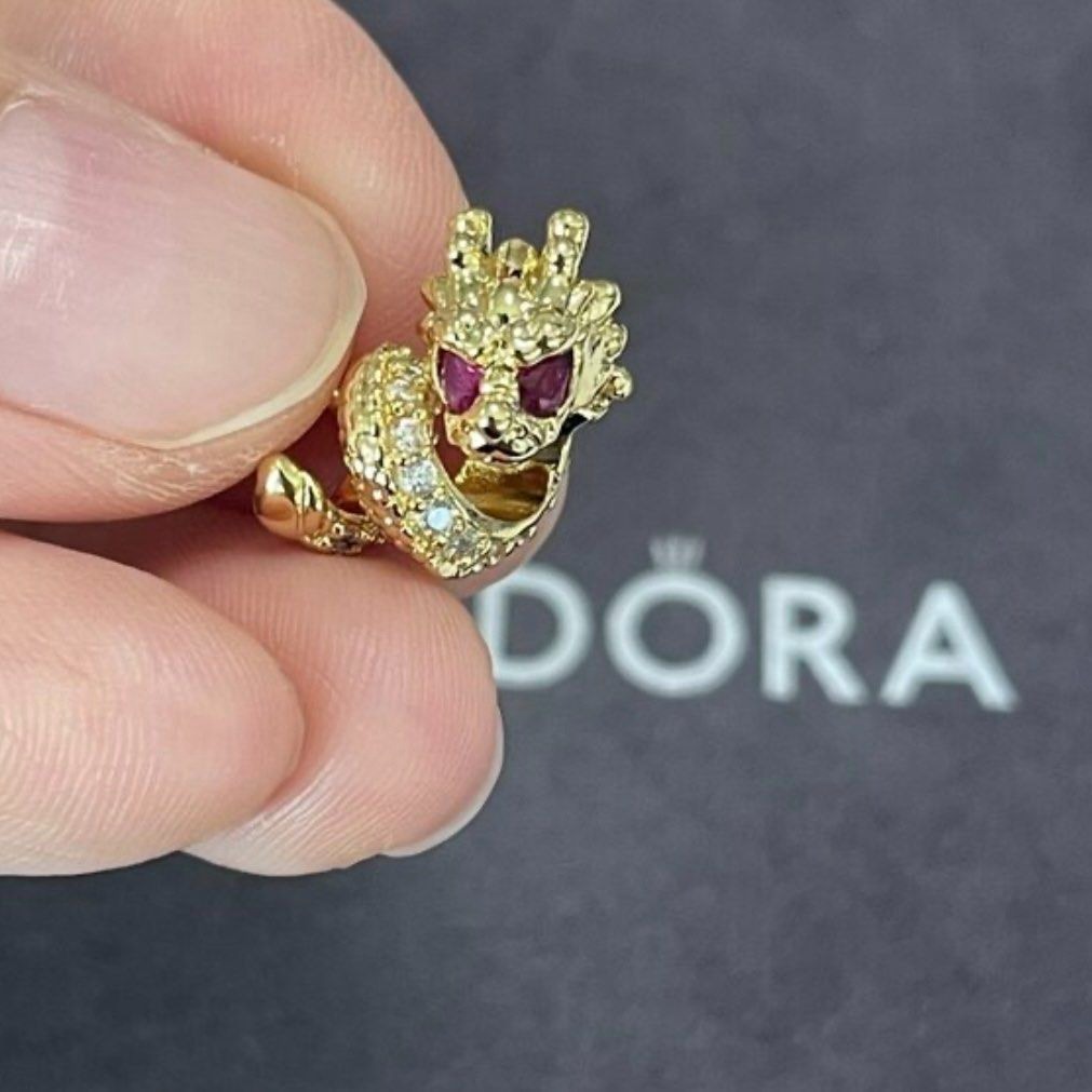 Pandora Chinese Year of the Dragon Charm 763069C01--, Men's Fashion ...