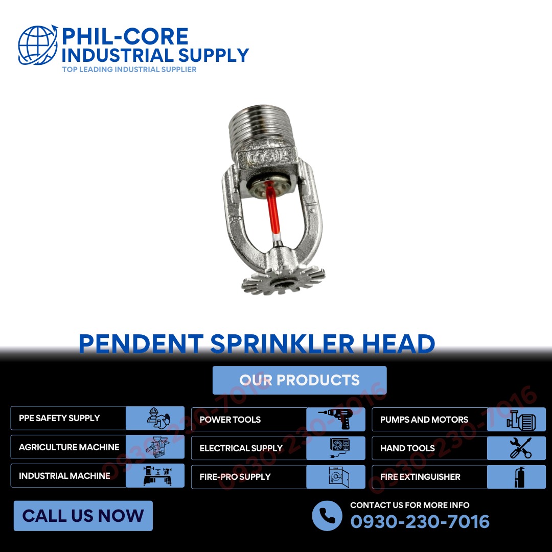 Pendent Sprinkler Head, Ceiling-Mounted Sprinkler, Downward-Oriented ...