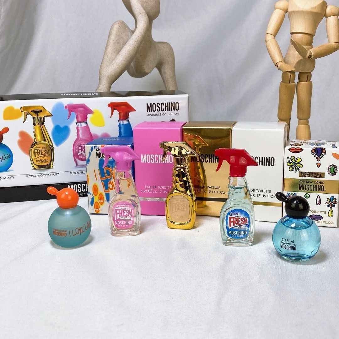Perfume miniature gift set perfume moschino toy set, Beauty & Personal ...