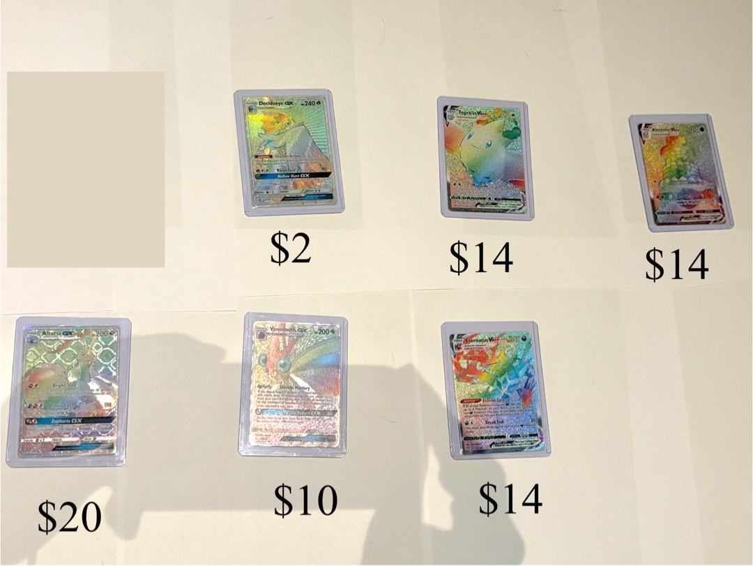 Pokemon card secret rares collection, Hobbies & Toys, Memorabilia ...