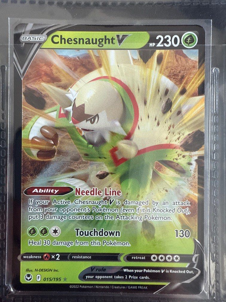Pokemon Chesnaught #15, Hobbies & Toys, Toys & Games on Carousell