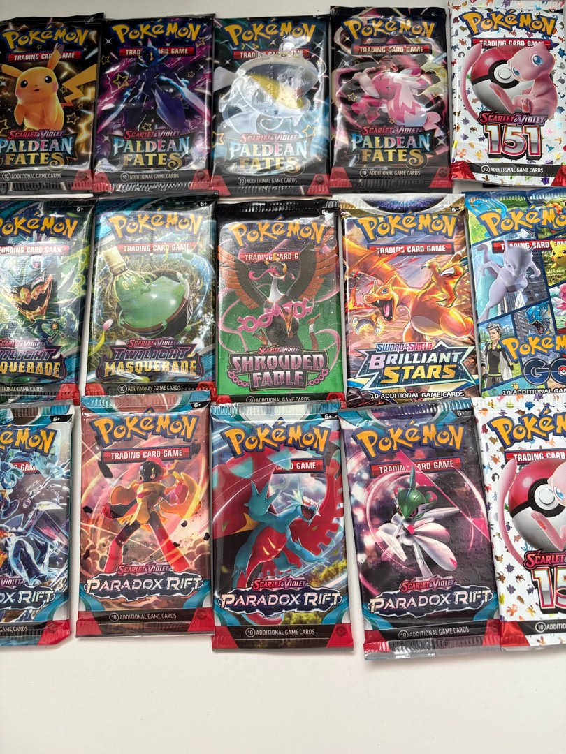 Pokemon packs for display, Hobbies & Toys, Memorabilia & Collectibles ...
