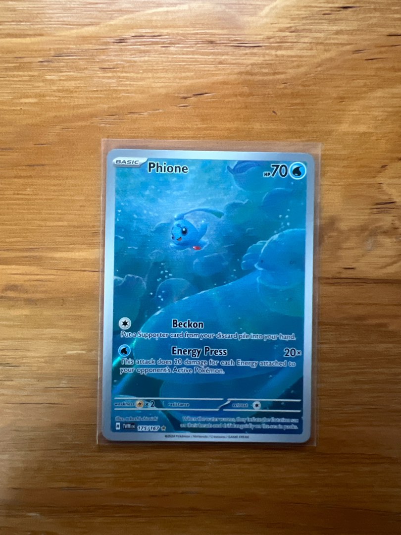 Pokemon phione #175 twilight masquerade, Hobbies & Toys, Toys & Games ...