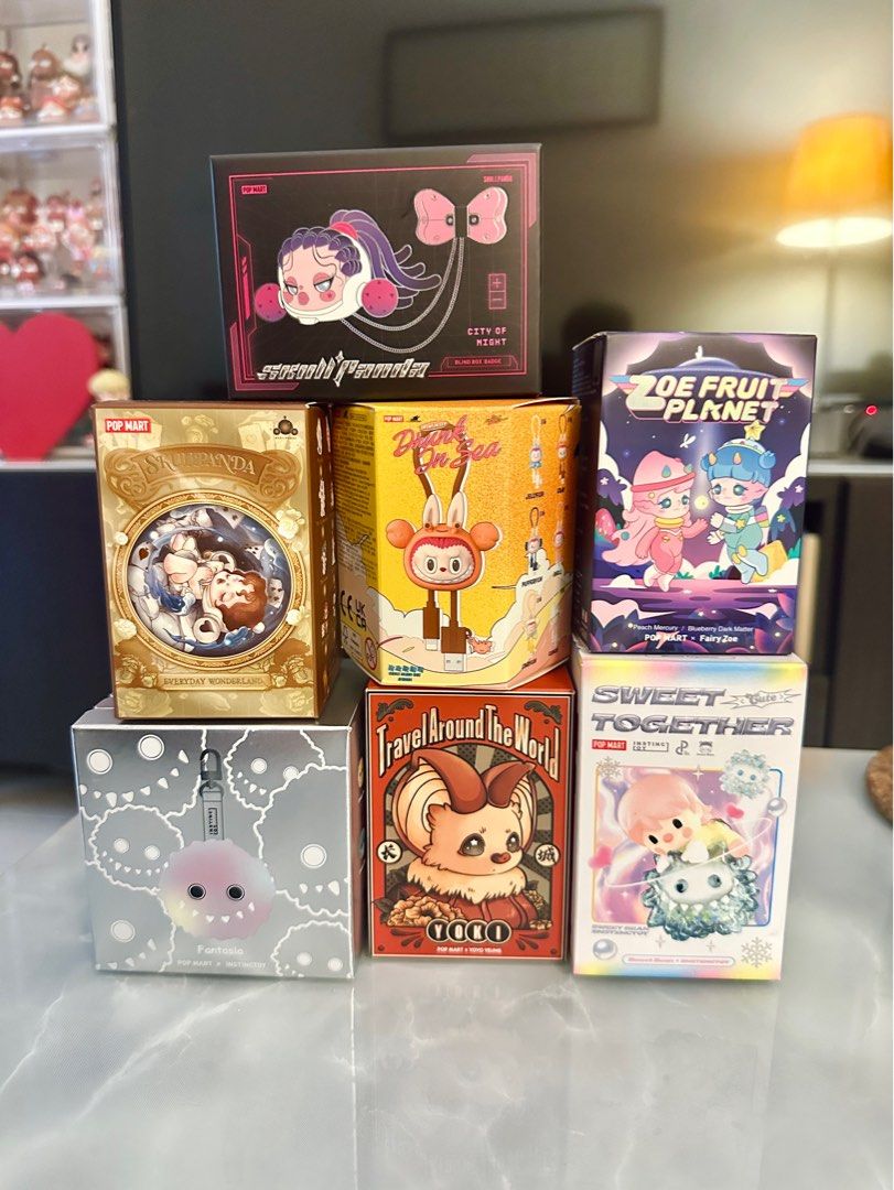 Popmart blind box X 7, Hobbies & Toys, Toys & Games on Carousell