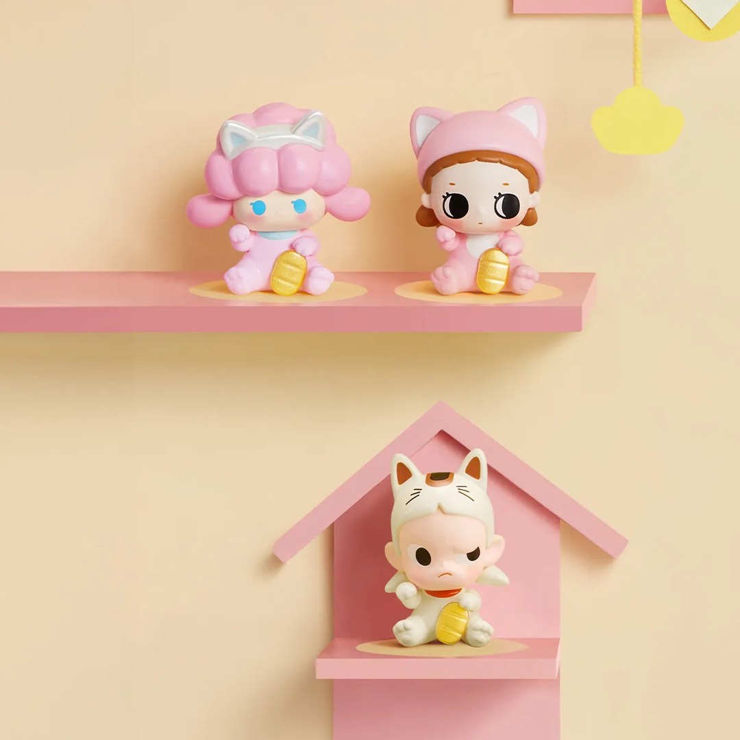 Popmart Pop Beans Lucky Cat - Zsiga, Satyr Rory, Hobbies & Toys, Toys ...