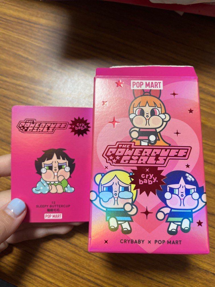 POPMART THE POWERPUFF GIRLS X CRYBABY SLEEPY BUTTERCUP, Hobbies & Toys ...