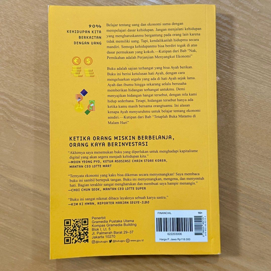 (PRELOVED) Nak, Belajarlah Soal Uang by Jeong Seon Yong - Indonesian ...