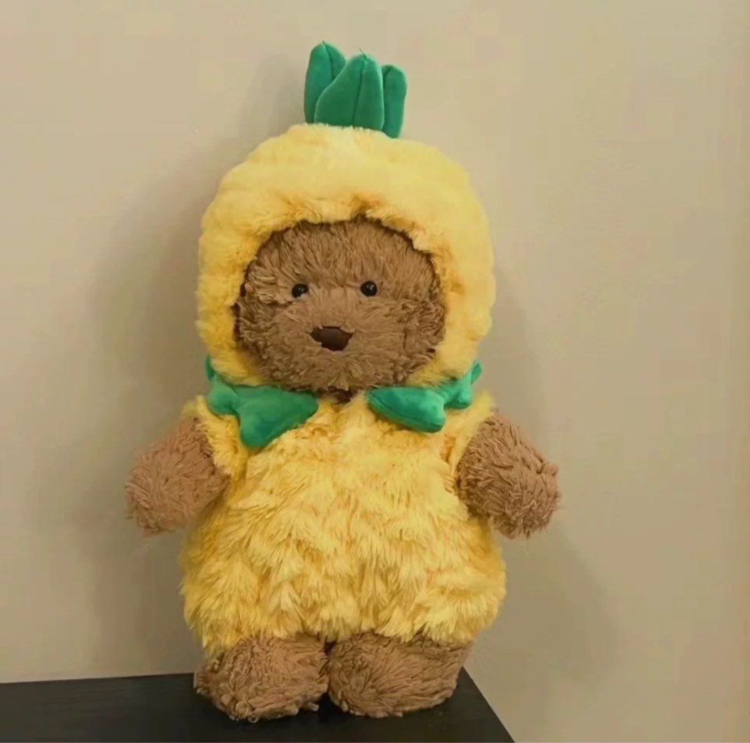 {PREORDER} Jellycat Bartholomew Bear medium pineapple OUTFIT ONLY, Hobbies & Toys, Toys & Games ...