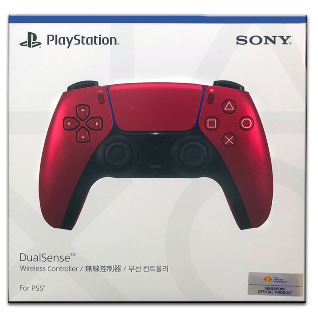 PS5 Volcanic Red Dualsense Wireless Limited Edition Controller, Video ...